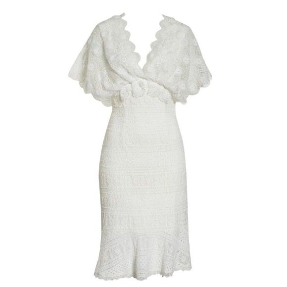 foxiedox | Dresses | Foxiedox Scalloped Lacemavisdress Off Whitesmall ...
